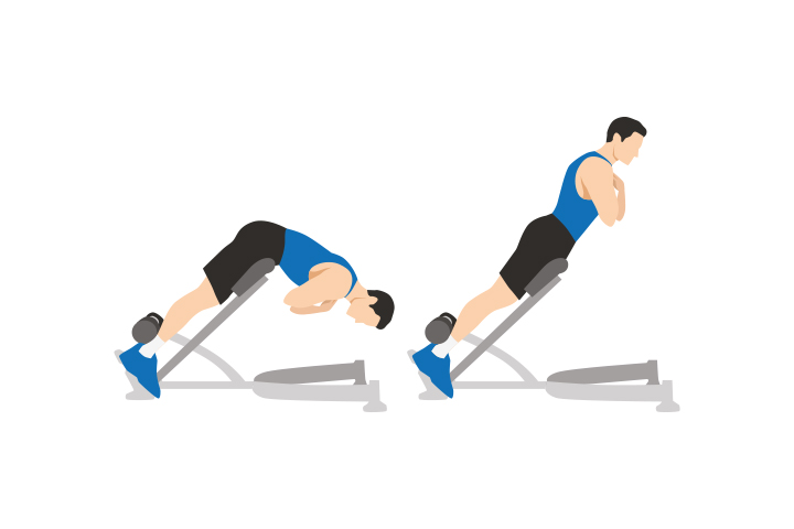 Hyperextensions: den unteren Rücken effektiv trainieren